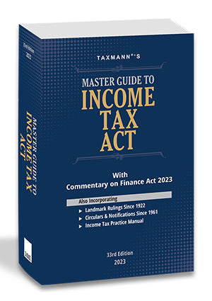 Master Guide to Income Tax Act book by Taxmann – BuyTestSeries.in
